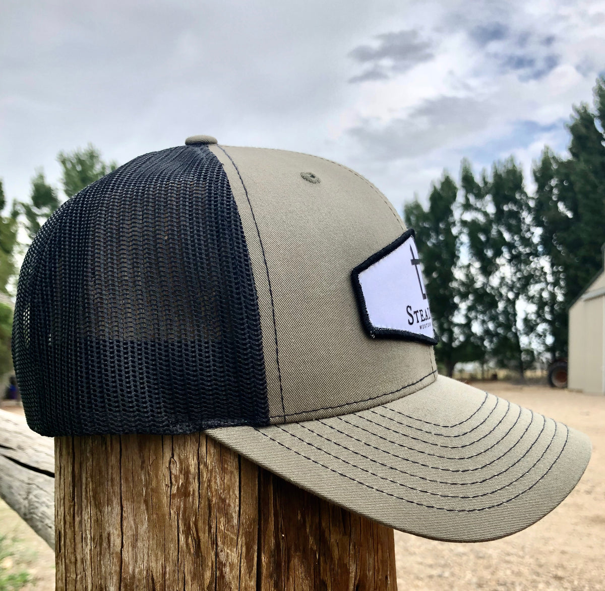 Olive Green Hexagon Patch – Steadfast Western Wear